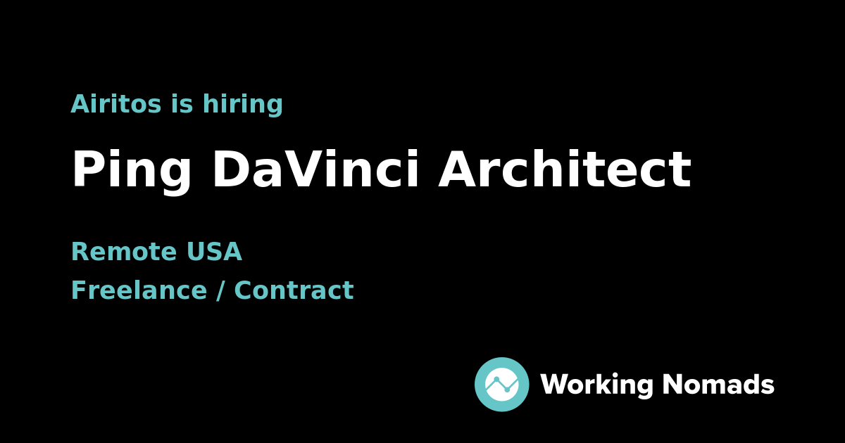 Ping DaVinci Architect at Airitos | Working Nomads